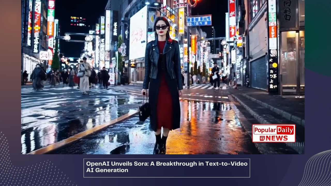 OpenAI Unveils Sora: A Breakthrough In Text-to-Video AI Generation ... OpenAI Unveils Sora: A Breakthrough In Text-to-Video AI Generation ...